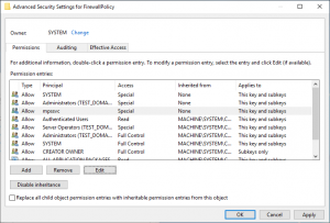 [Error code: 0x5] There was an error opening the Windows Firewall ...
